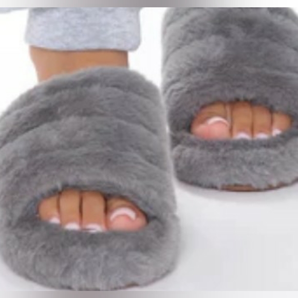 lordfon | Shoes | Lordfon Slippers Memory Foam New With Tags Grey Open ...